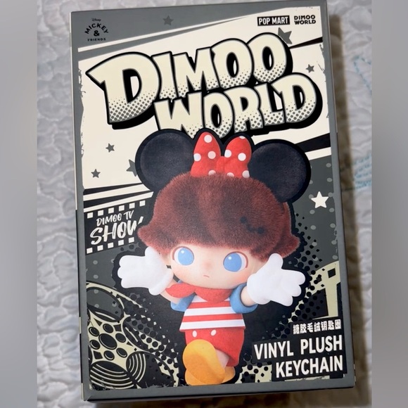 POP MART | Toys | Popmart Dimoo World X Disney Vinyl Plush Keychain ...
